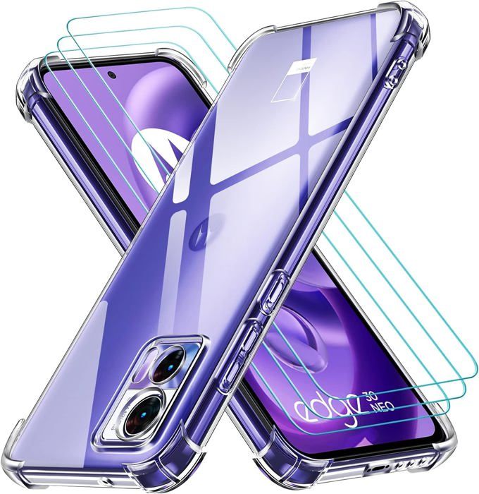 Housse de protection transparente pour Motorola Moto Edge 30 Neo avec ...