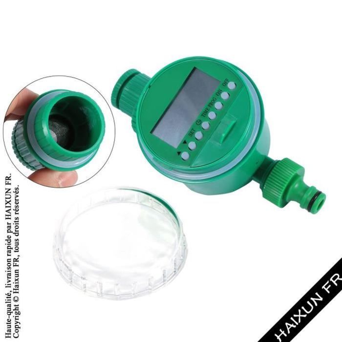 PROGRAMMATEUR D'ARROSAGE Minuterie d'irrigation domestique en plastique pour arrosage de jardins ...