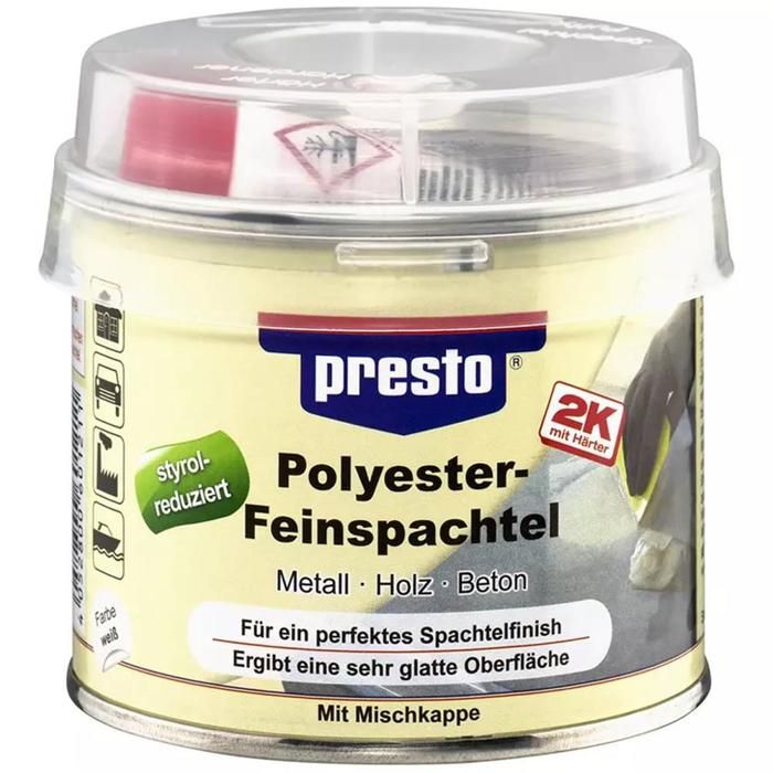 MASTIC FIN POLYESTER BEIGE 2K 100G PRESTO - Cdiscount Bricolage