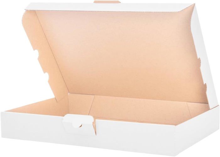 Verpacking 50 Carton d'expédition pliable 35 x 25 x 5 cm, Blanc, MB-5 ...