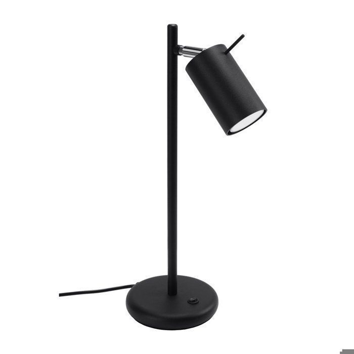 Lampes à poser - Lampe de table en Acier - LYSANDRA - Noir - IP20 - Max ...