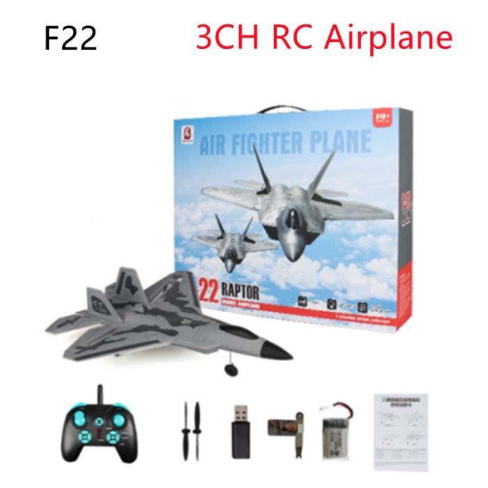 Avion RC F22-3CH-Avion Su35 2.4g 2ch-3ch 6 Axes Gyro Epp À Aile Fixe, Jouet D'extérieur ...