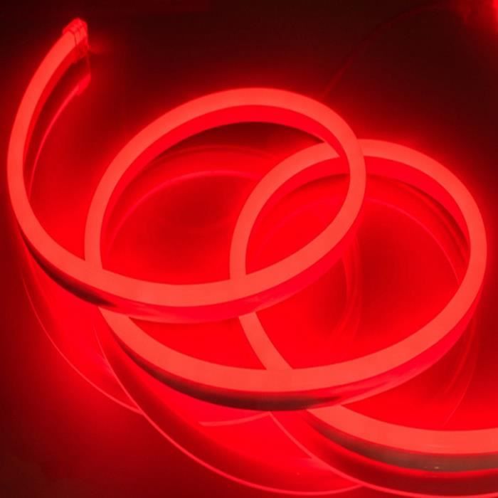 4m - Rouge - Bande lumineuse flexible à LED, 12 V, plusieurs couleurs ...