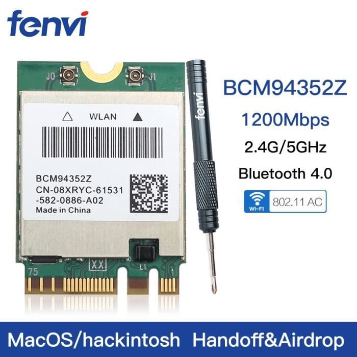 BCM94352Z - 1200mbps 802.11ac Wifi Bcm94360ng Ngff M.2 Bcm94360cs2 5ghz ...
