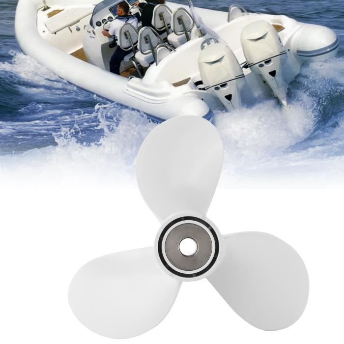 Ashata hélice à 3 pales Hélice de Bateau, 11-1/2x11in Hélice de Moteur ...