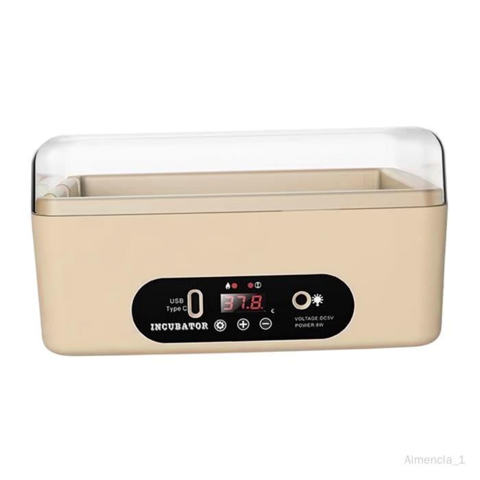 Incubateur d'oeufs numérique portable USB Rechargeable volaille ...