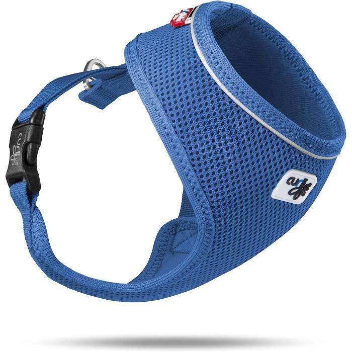 Harnais Veste Pour Chiens - Curli Air-mesh Bleu - Cdiscount