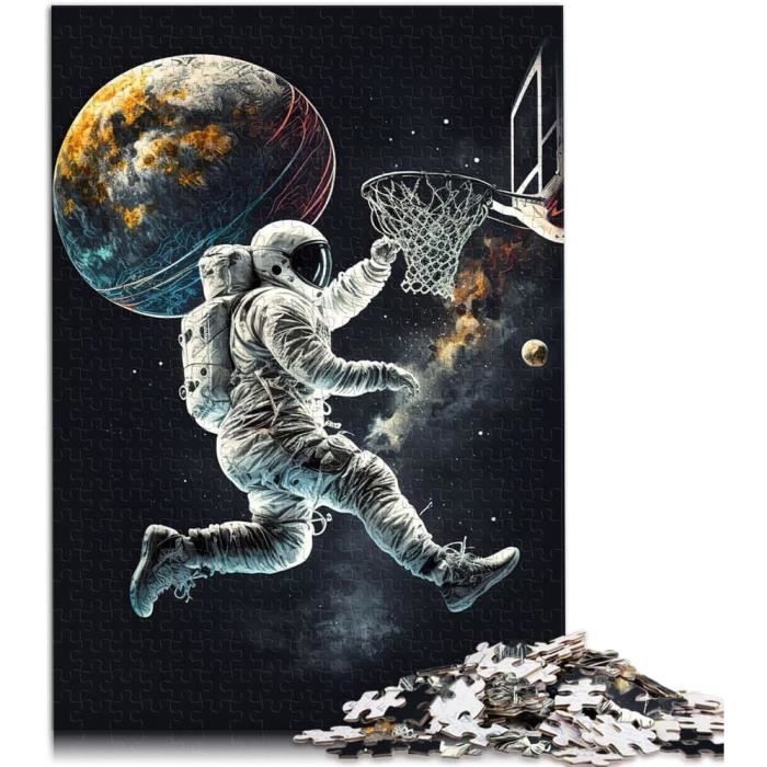 Puzzle en Bois - Spatial Astronaute Basket-Ball - 1000 pièces - Science ...