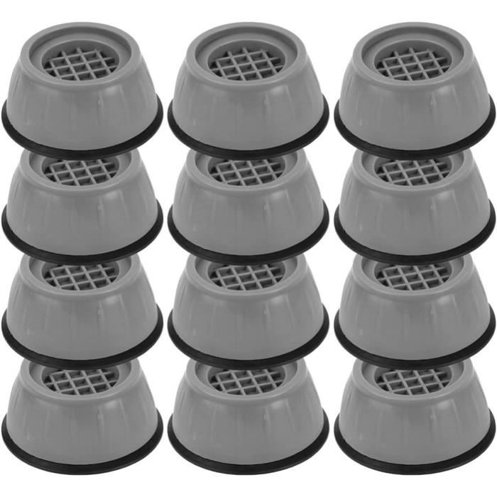 12 Pièces Machine À Laver Coussinets De Pied Anti-Vibration Anti-Marche ...