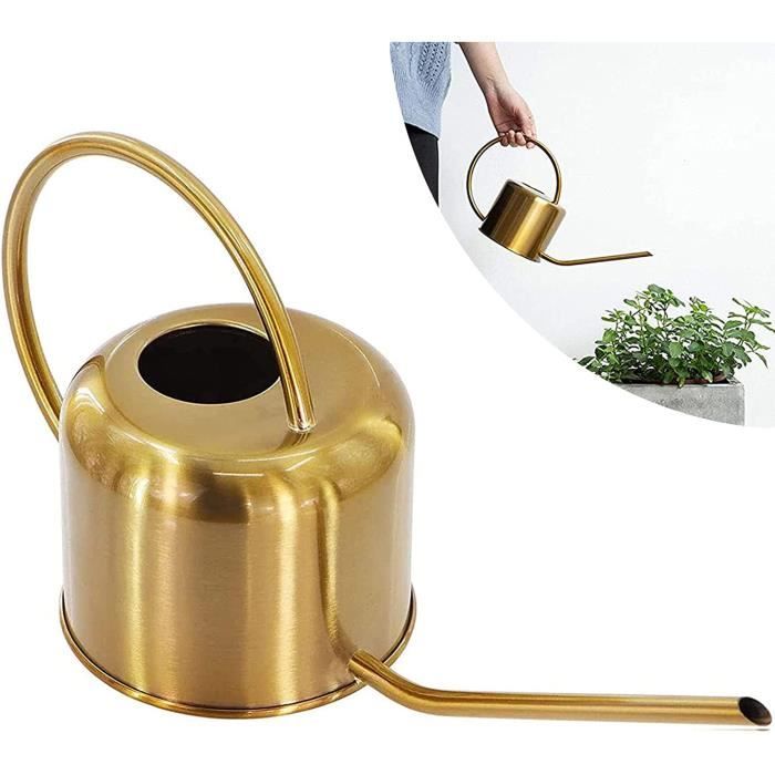 Arrosoir Long Bec - Vintage Métal - Jaune - 1.3L (doré) - Cdiscount Jardin