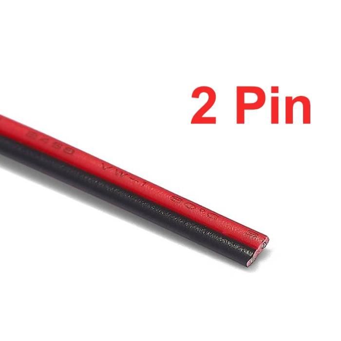 2pin wire 50m -Connecteurs de fil électrique 2-3-4-5-6 broches 22 AWG ...
