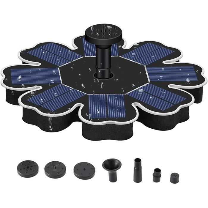 Fontaine de Bain d'oiseaux Solaire, Pompe de Fontaine d'eau agrave; eacute;nergie Solaire pour ...