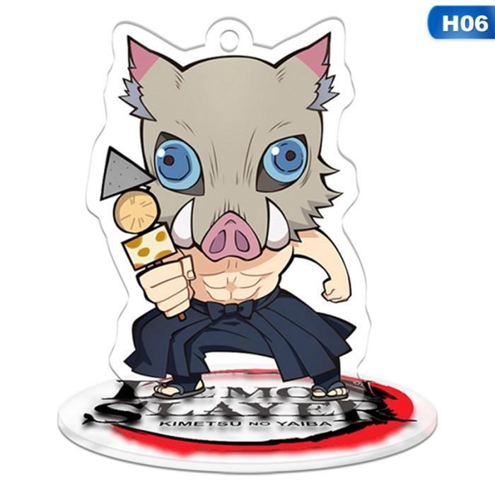 Llavero Anime Double face démon tueur: Kimetsu no Yaiba acrylique porte ...