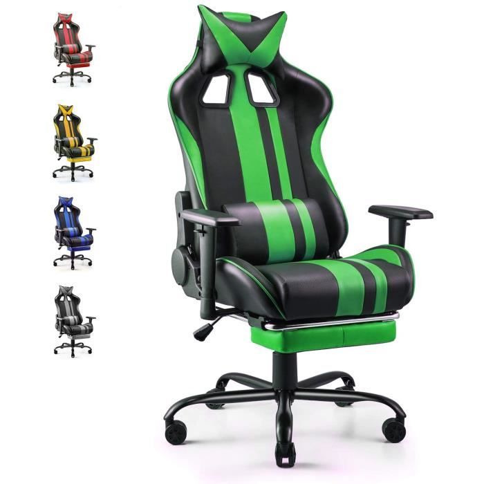 Fauteuil Gaming Ergonomique Fauteuil Gamer Dossier Chaise Gaming ...