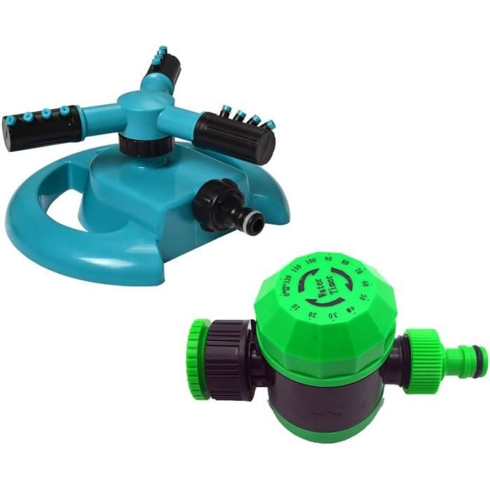 Arroseur 3 Bras Et Programmateur D’Arrosage - Système D’Arrosage De ...