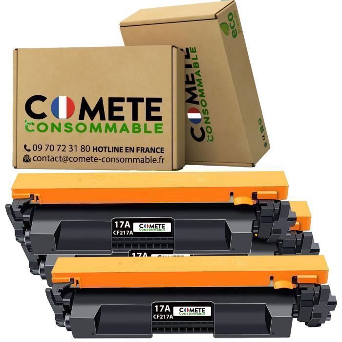 17A Pack 2 Cartouches de Toner compatible HP 17A CF217A Noir pour ...