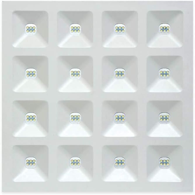 Led Ligne Panneau Led 27W 60X60Cm Plafonnier Blanc Neutre 4000K 3240Lm ...