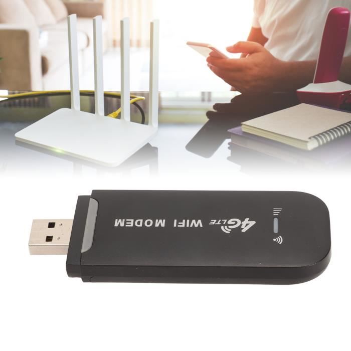 Routeur fil 4G LTE Routeur WiFi 4G, Modem WiFi USB 150 Mbps débloqué ...