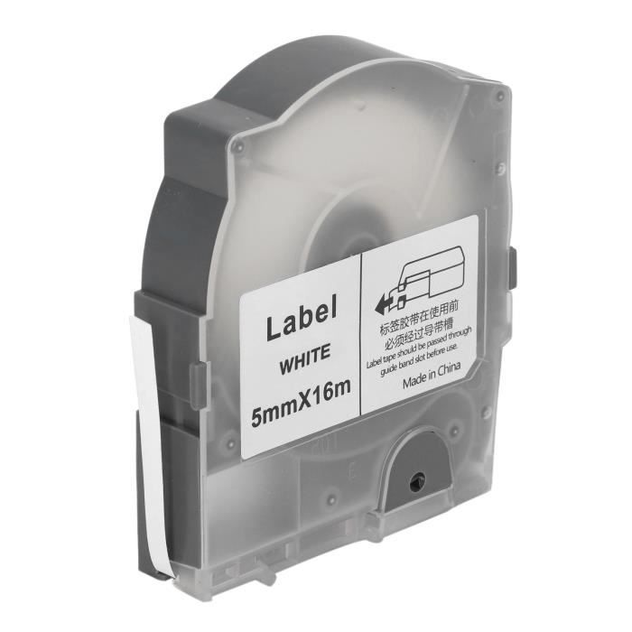 (Blanc)Label Maker Machine Tape Ruban 'éTiquettes De 5 Mm De Large ...