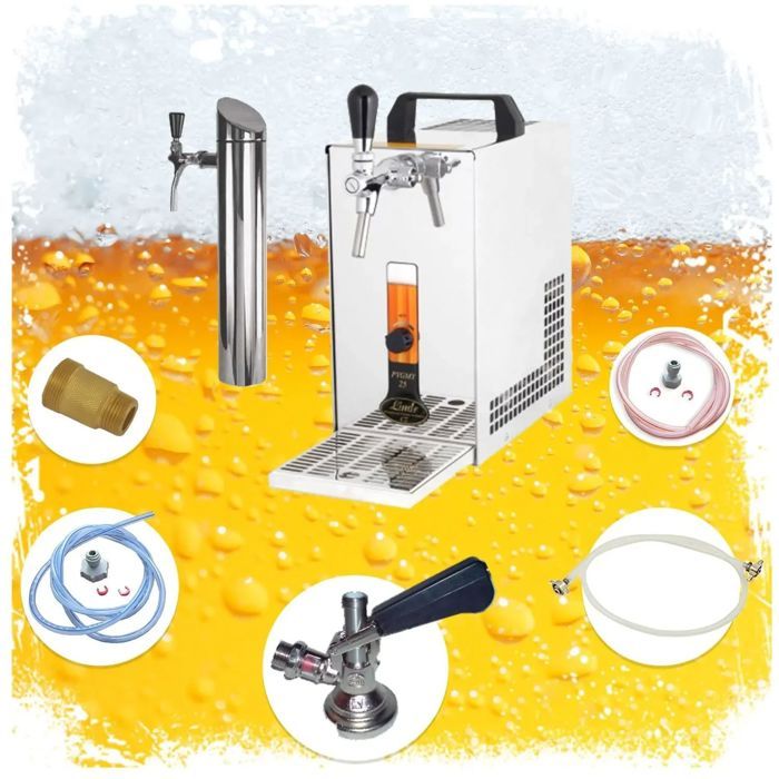 Tireuse à bière - PYGMY - 20/K - Pompe à membrane - 25 l/h - Colonne à ...