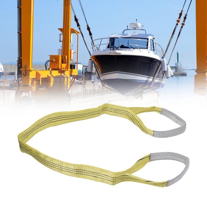 Mxzzand Sangle de levage Élingue de Levage Plate 3T Sangles de Charge ...