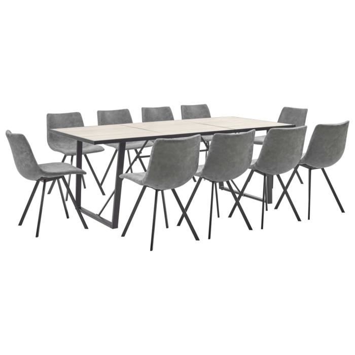 Ensemble table à manger de 10 à 12 personnes + 10 chaises ...