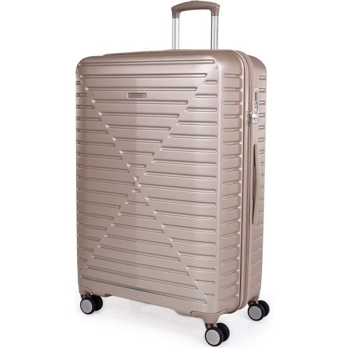 Valise Rigide En Abs Bagage De Voyage Avec 8 Roulettes Pivotantes ...