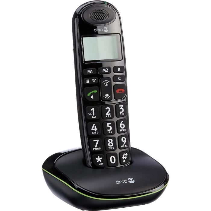 Phoneeasy 100W Téléphone Sans Fil Dect Pour Seniors Avec Grandes ...