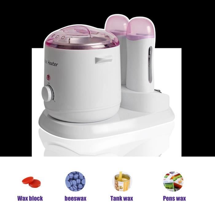 Machine à épiler 3 en 1 - SURENHAP - 800 ml - Chauffe-cire réglable ...