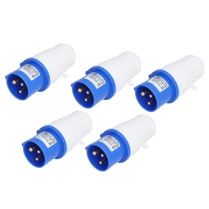 Tbest Industrial Connector, 3 Pin Power Connectors 5Pcs for Power ...
