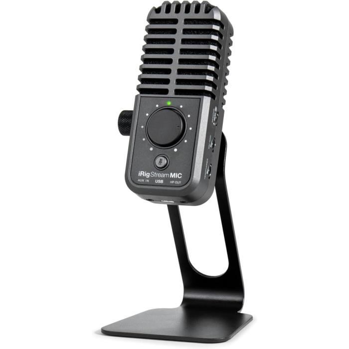 Irig Stream Mic Usb-C Microphone À Condensateur - Microphone De Podcast ...