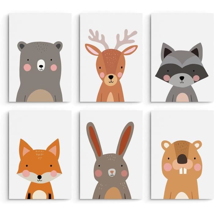 Tableau Enfant Mural Deco - Poster Decoration Chambre - Deco Fille ...