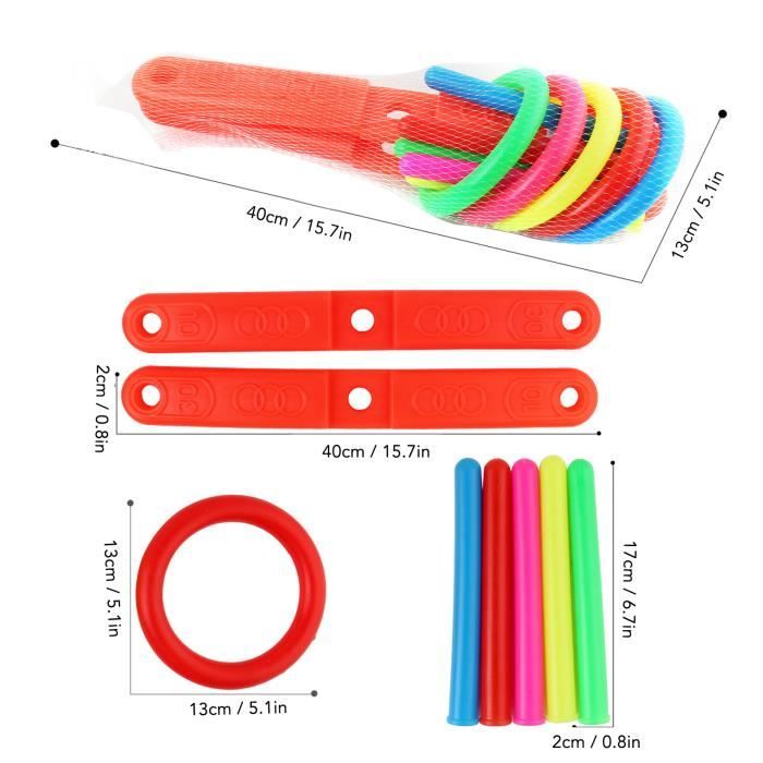 VINGVO jeu de lancer de cercle pour enfants Ensemble de Jeu de Lancer ...