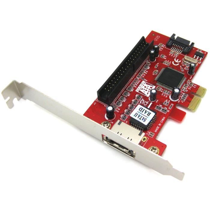 ESATA II SATA II IDE 3.5 RAID vers PCI-E PCI Express Adaptateur Carte Card Adapter Converter ...