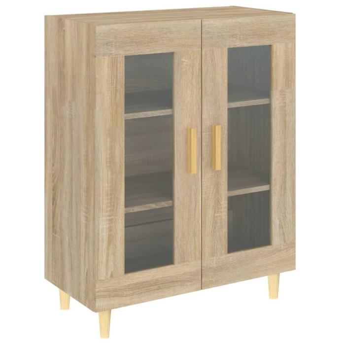FAN - Buffets | bahuts - Buffet Chêne sonoma 69,5x34x90 cm Bois d ...