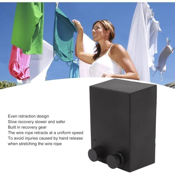 Corde À Linge Rétractable Géante, Corde À Linge D'Intérieur Et D ...