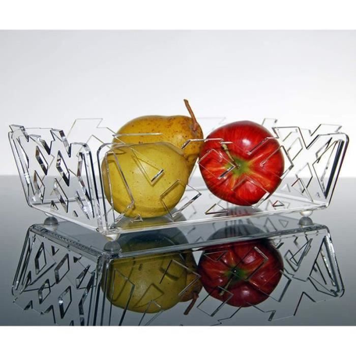 Bol multi-usage corbeille à fruits et à pain acrylique design moderne ...