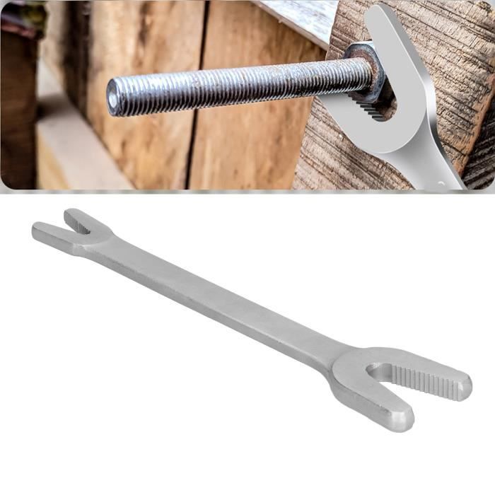EJ.life Clé plate Y‑Wrench Clé à dents à double extrémité ouverte Outil ...