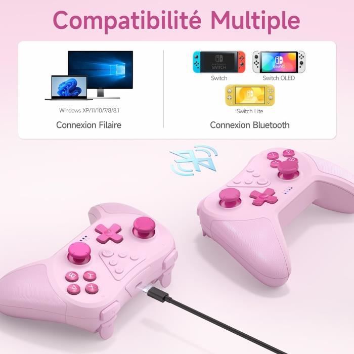 Manettes Switch Controller Switch Gamepad Switch Sans Fil Bluetooth ...