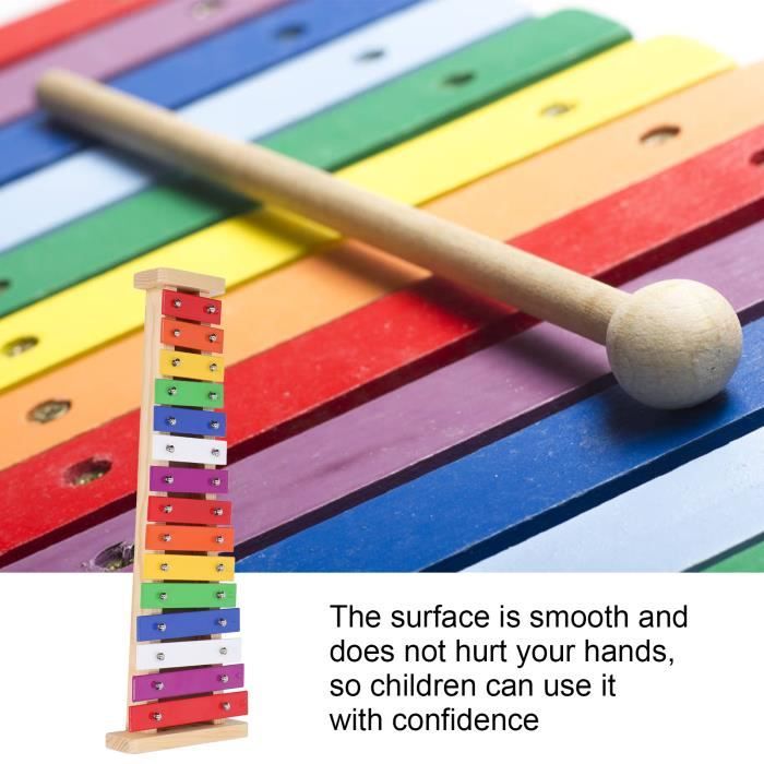 Xylophone éducatif VVIKIZY - 15 notes - coloré - pour enfants de 3 ans ...