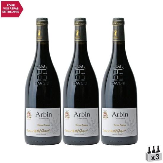 Vin de Savoie Arbin Mondeuse Rouge 2020 - Lot de 3x75cl - André et ...