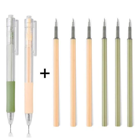 Couteau,Art Couteau Set Stylo Couteau Coupe-Papier Autocollants ...