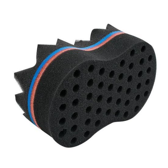 Qualité-2 en 1 Double-face Locks Twist Eponge Afro Bobines Frisé Vague ...