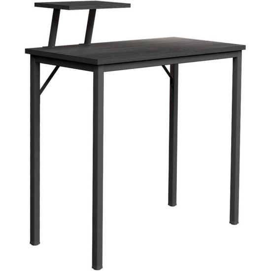 Sogeshome Bureau Ordinateur Table 80x40cm Informatique Meuble de Bureau ...