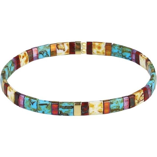 KELITCH Tila Miyuki Bracelet En Perles Bracelet Extensible À Brins ...