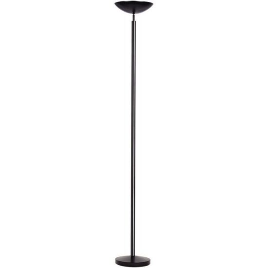Lampadaire à LED UNILUX Dely noir - Cdiscount Maison