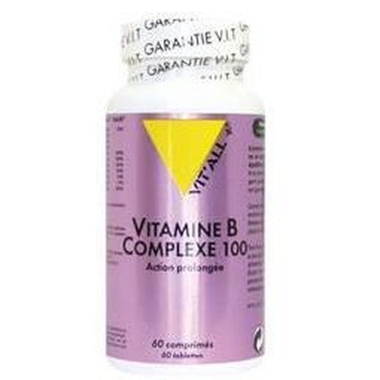 Vit'all+ Vitamines B Complexe 100 Action Prolongée 60 comprimés ...