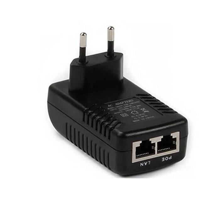 Injecteur PoE 48 V 0,5 A Adaptateur Ethernet 249 - Cdiscount Informatique