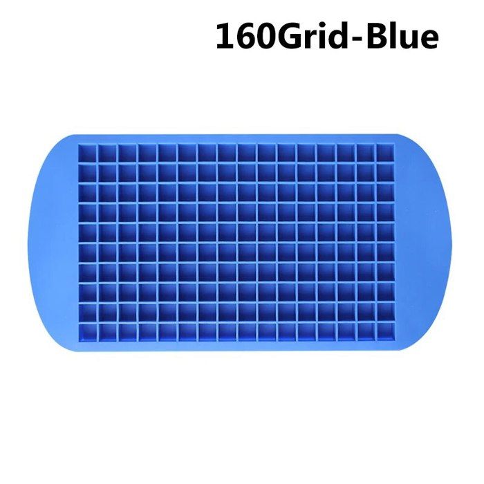 Mini bac à glace en Silicone,160 grilles,Cubes pliables,brise-glace ...