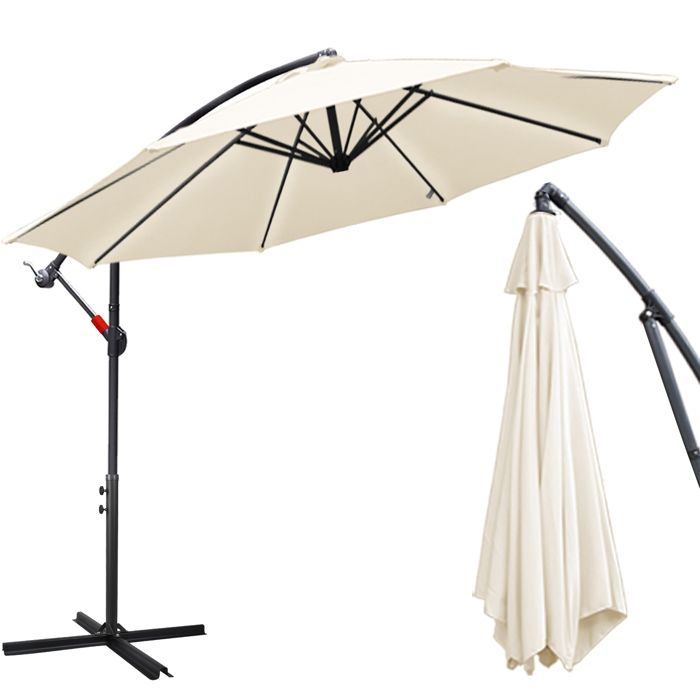Lospitch Parasol - parasol jardin, parasol, parasol de balcon - 300 cm ...